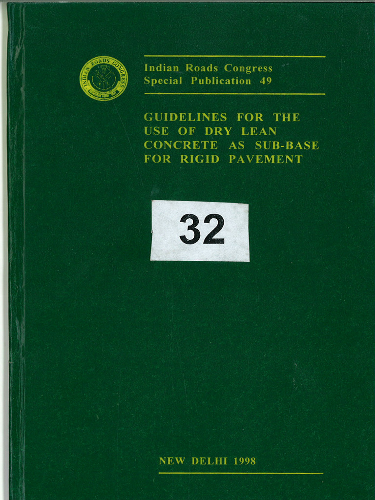 Irc SP 49-1998 | PDF