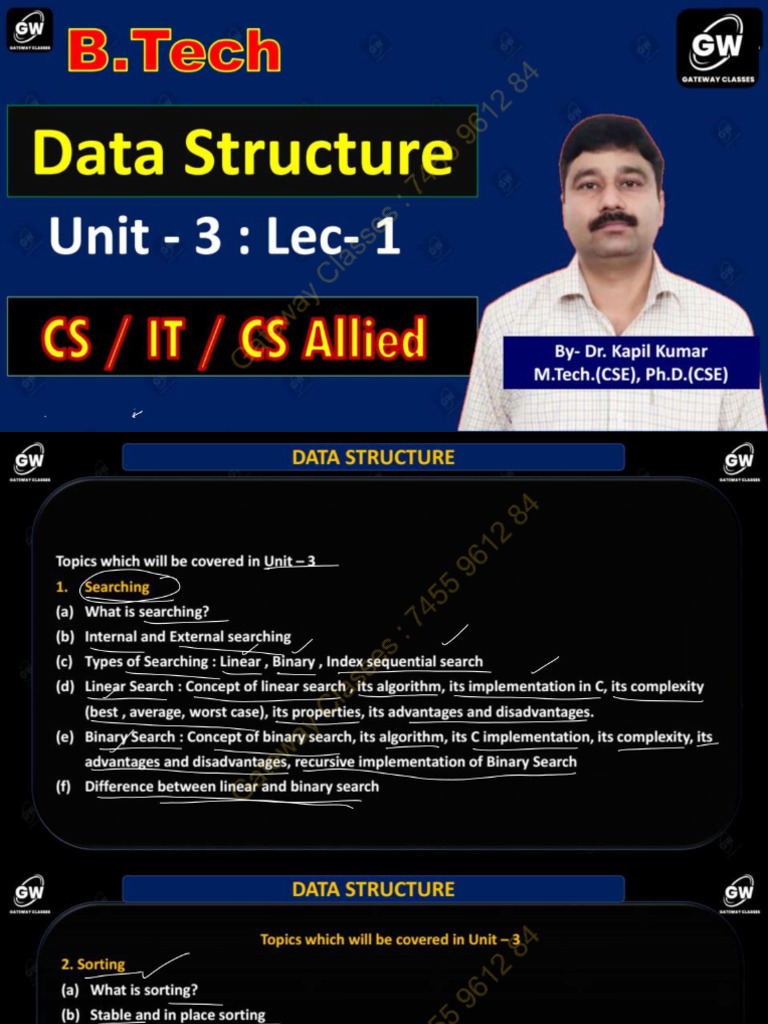 Unit 3 DSA | PDF