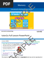 WRAML Presentation | PDF | Memory | Recall (Memory)
