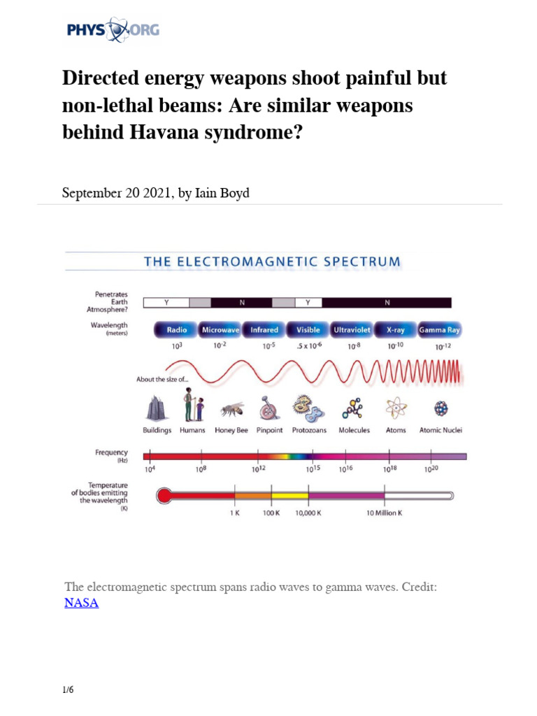 2021 09 Energy Weapons Painful Non Lethal Similar | PDF ...