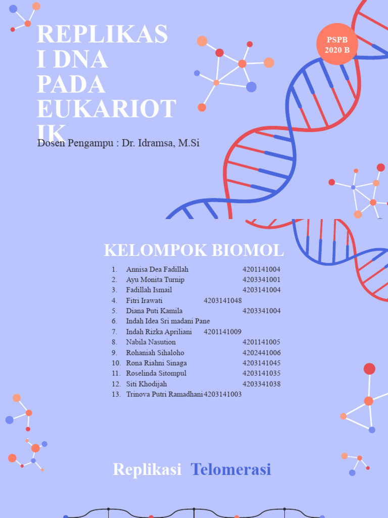 Replikasi DNA Pada Eukariotik - PSPB 2020 B | PDF