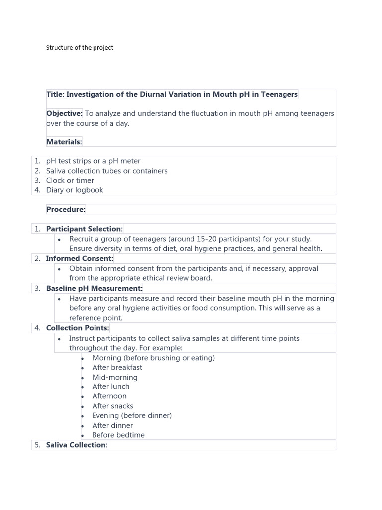 Hands On Project Biology Class 12 | PDF