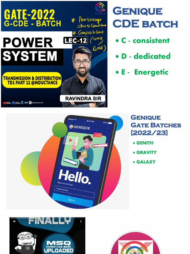 Lec 12 PS TD1 #Inductances of Composite Conductors | PDF
