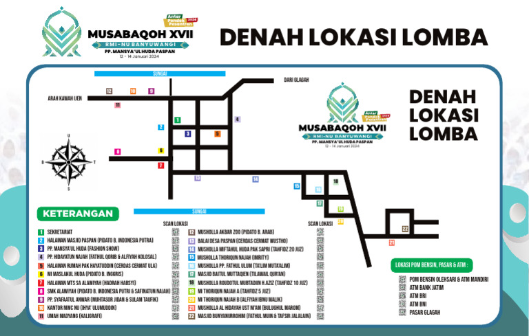 DENAH LOKASI LOMBA | PDF