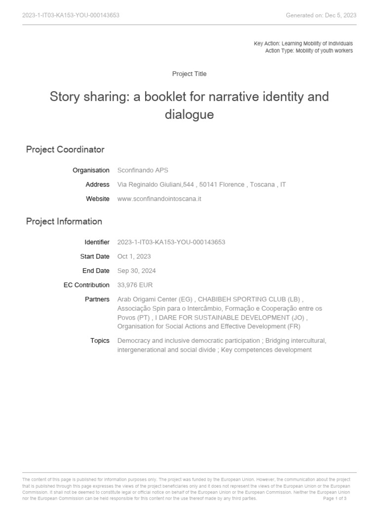 Project 2023 1 IT03 KA153 YOU 000143653 | PDF