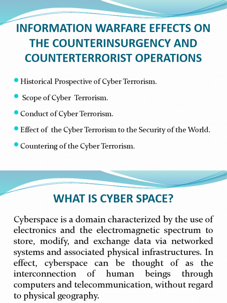 Understanding Cyber Terrorism | PDF | Computer Security | Security