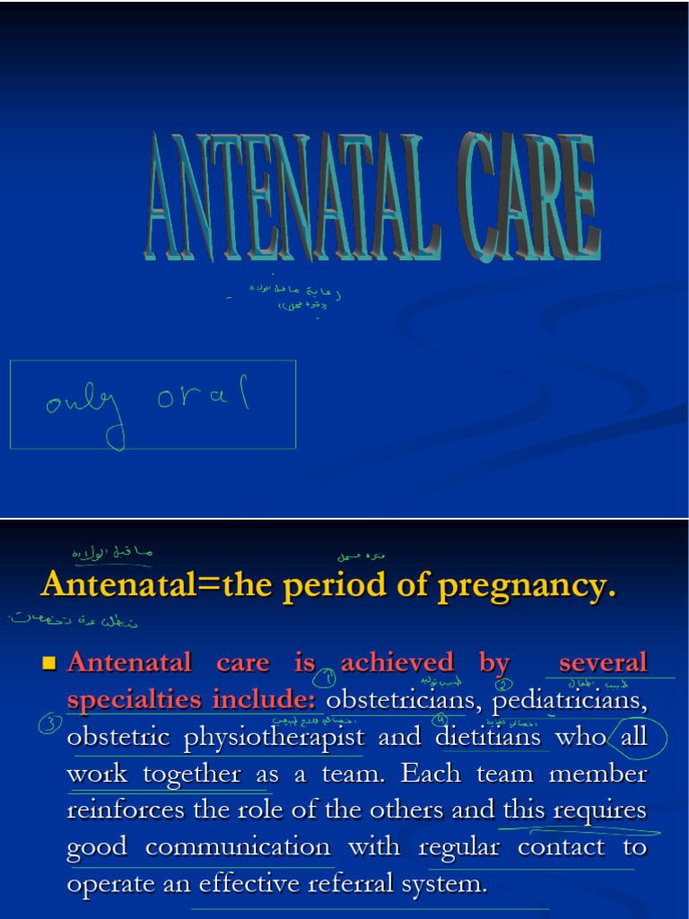 Ante Natal Part 1-Lab | PDF
