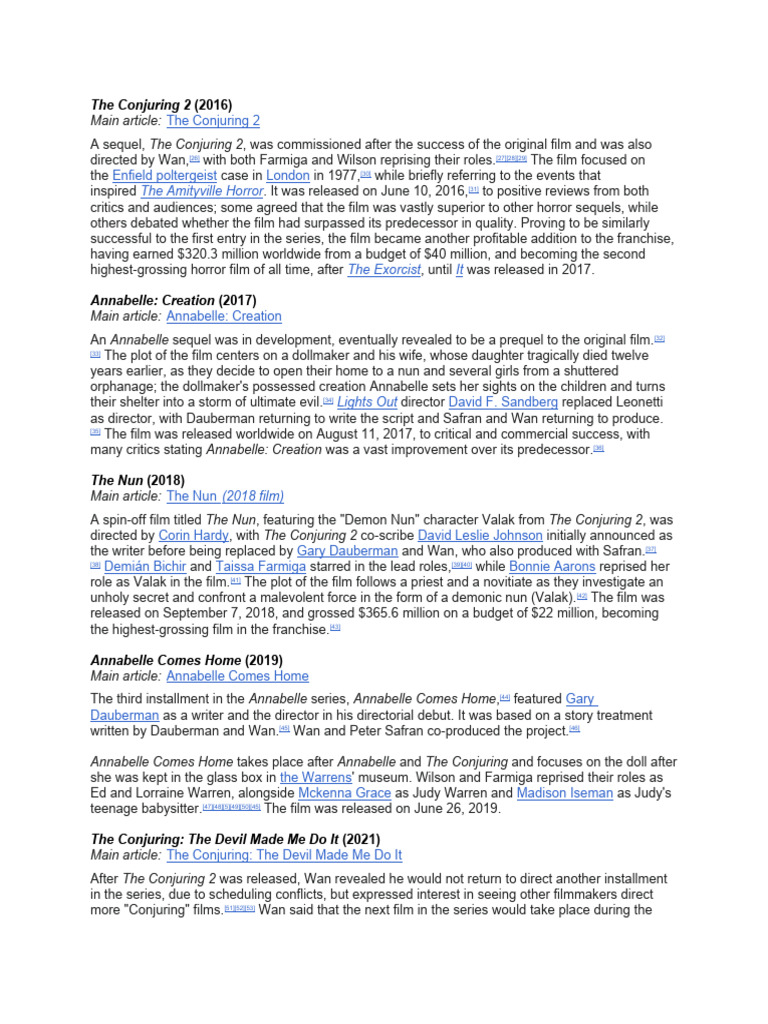 The Conjuring 3 | PDF