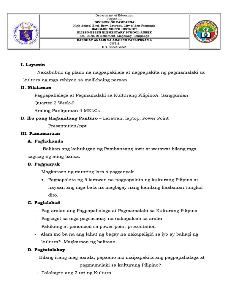 Cot2 2023 2024 | PDF