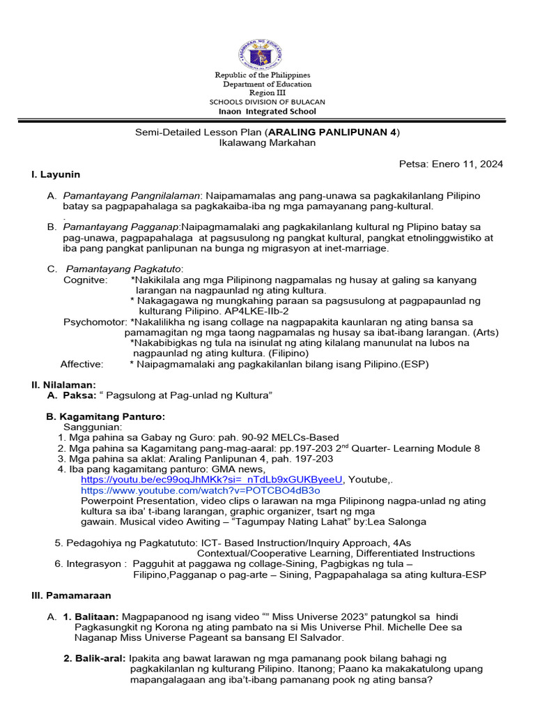 LP AP4 Second Quarter | PDF