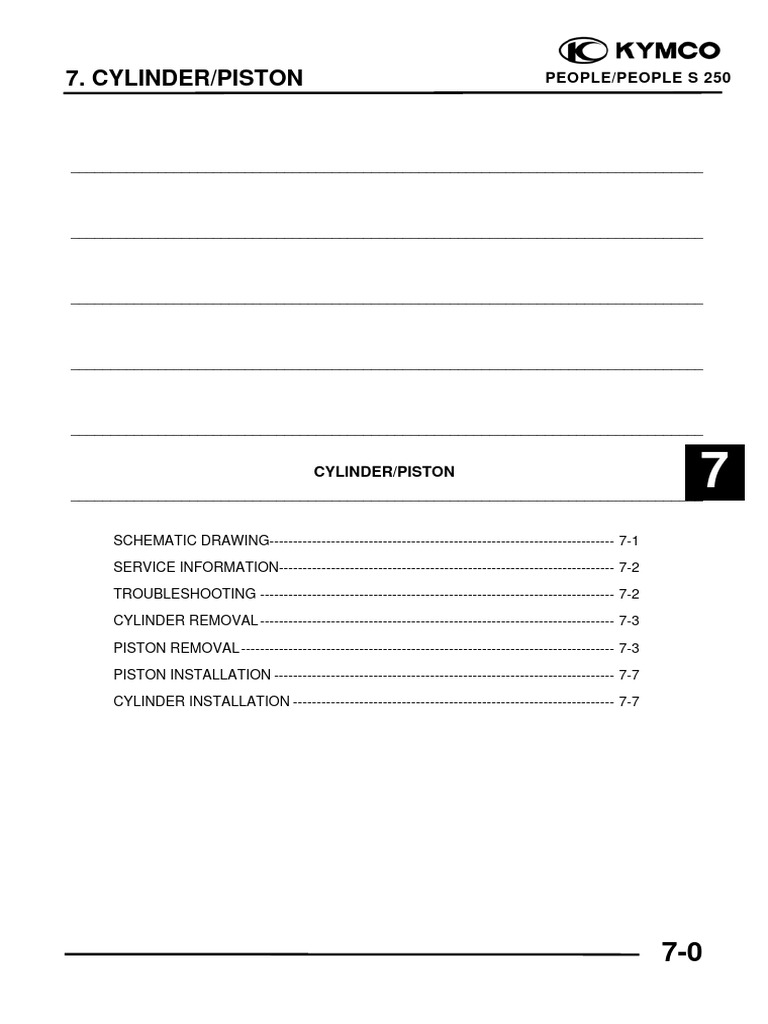 P250-250S Cap 07 (CYLINDER PISTON) | PDF | Piston | Cylinder (Engine)