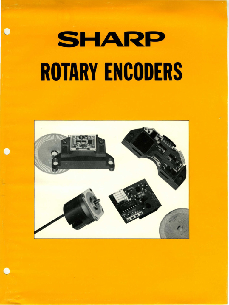 Sharp Rotary Encoders Mar1986 | PDF | Electronic Circuits | Amplifier