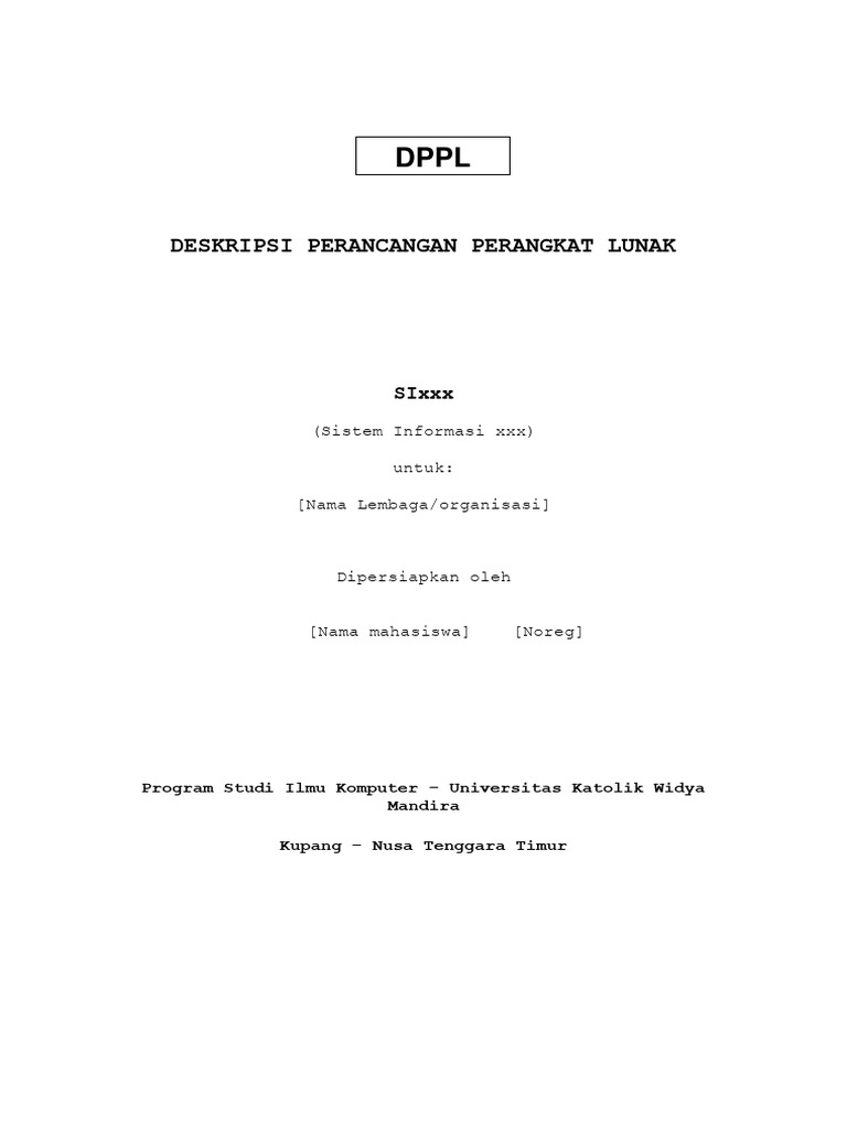DPPL Template | PDF