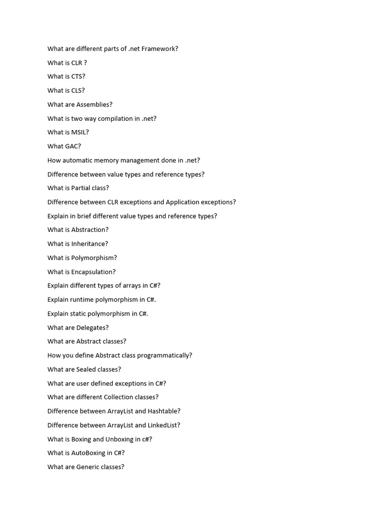 AWT Common VIVA Questions | PDF | C Sharp (Programming Language ... AWT Common VIVA Questions | PDF | C Sharp (Programming Language ...