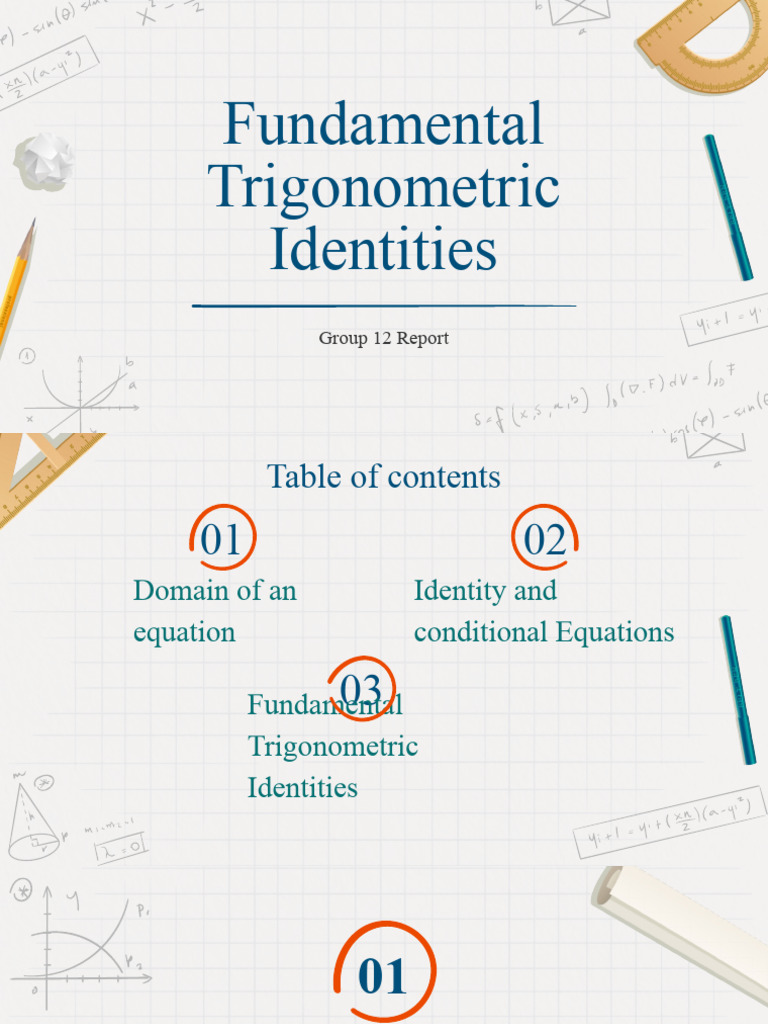 Pre Calculus Lesson For Trigonometric - Identities | PDF