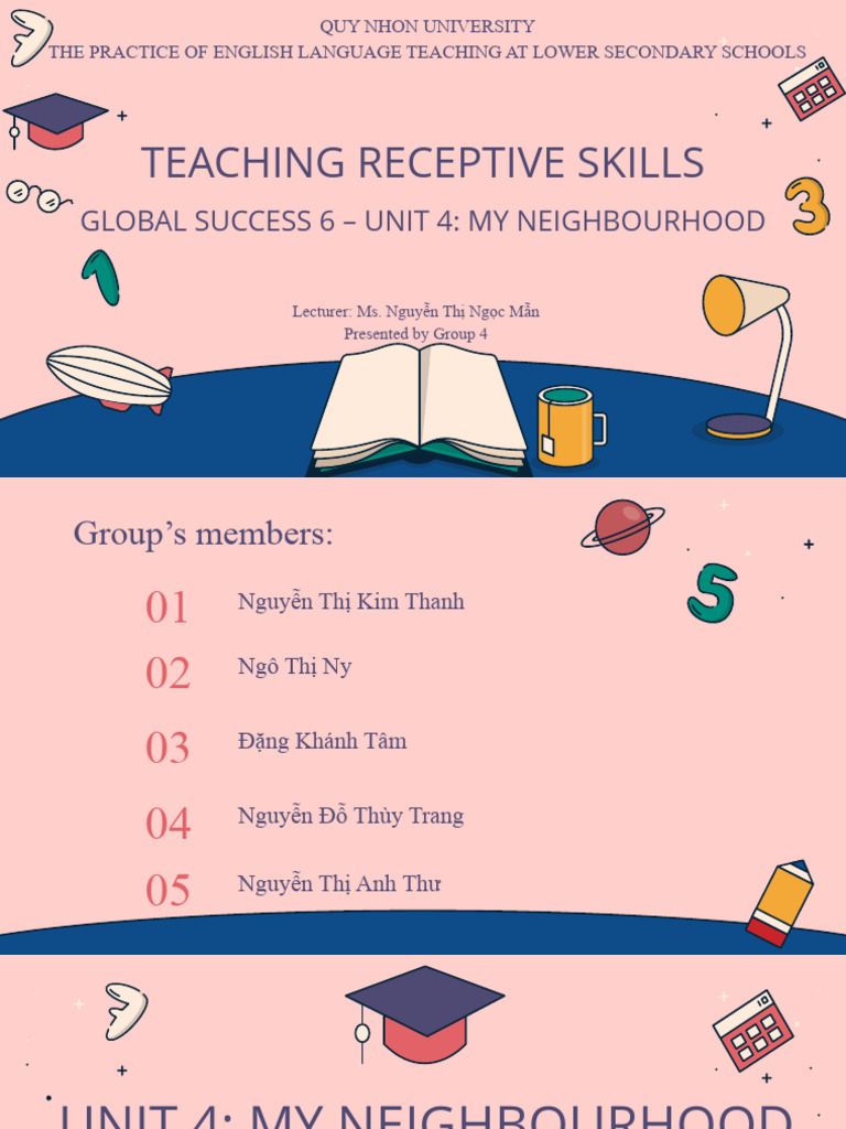 Group 4 - b4 - Teaching Receptive Skills | PDF