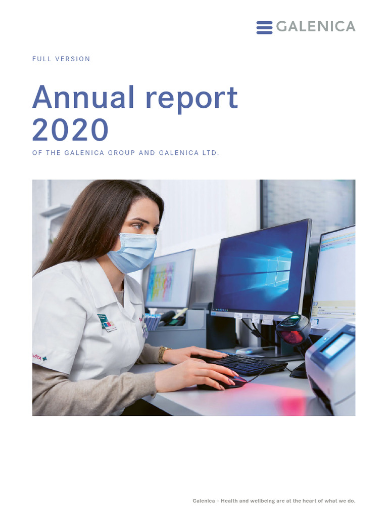 Galenica Annual Report 2020 | PDF | Dividend | Retail