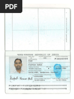 Passport Front Page | PDF