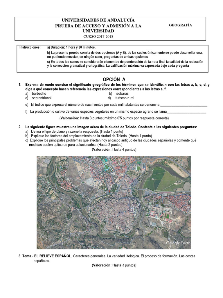 Examen 1 GEOGRAFÍA | PDF | Métodos y materiales de enseñanza