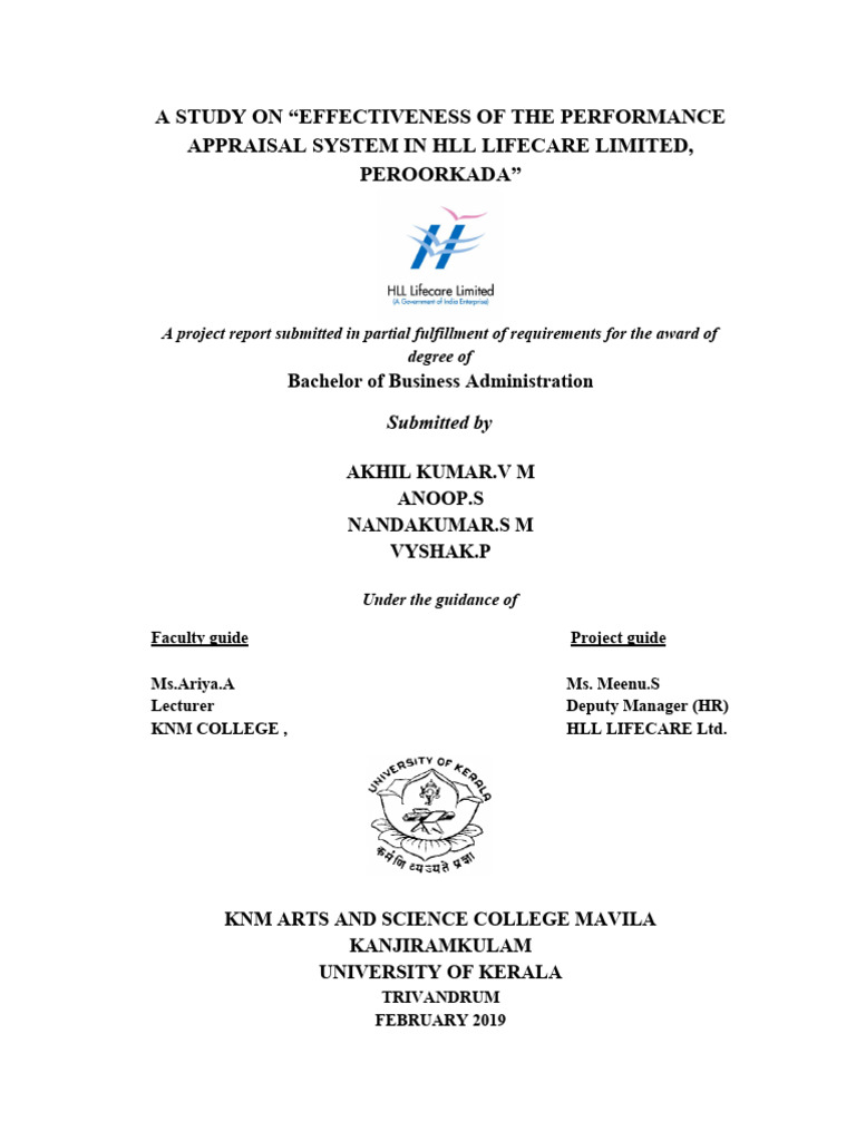 Cover Pages | Download Free PDF | Performance Appraisal | Job Satisfaction