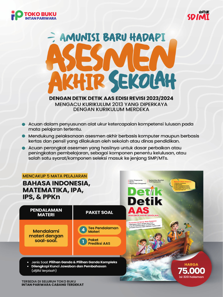 SD - Leaflet Detik Detik AAS Ed. Revisi 2023-2024.v2 | PDF