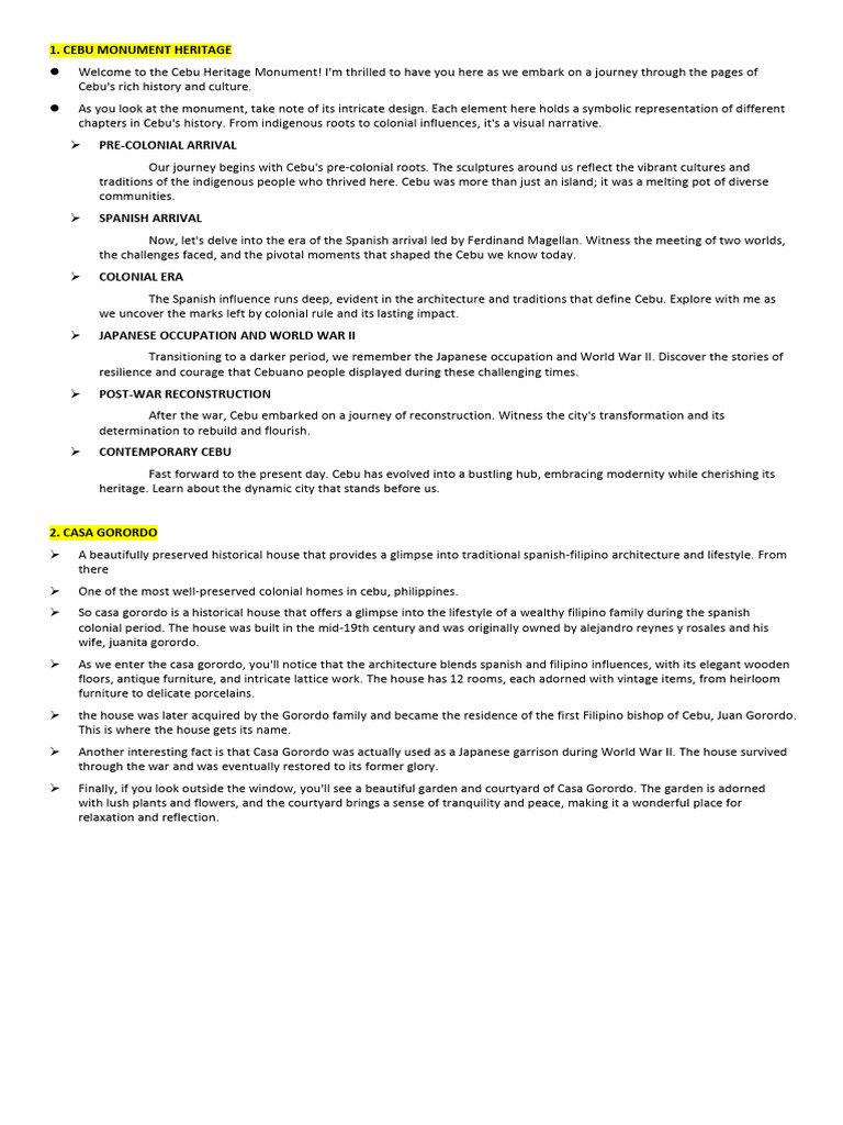 City Tour Script Final | PDF