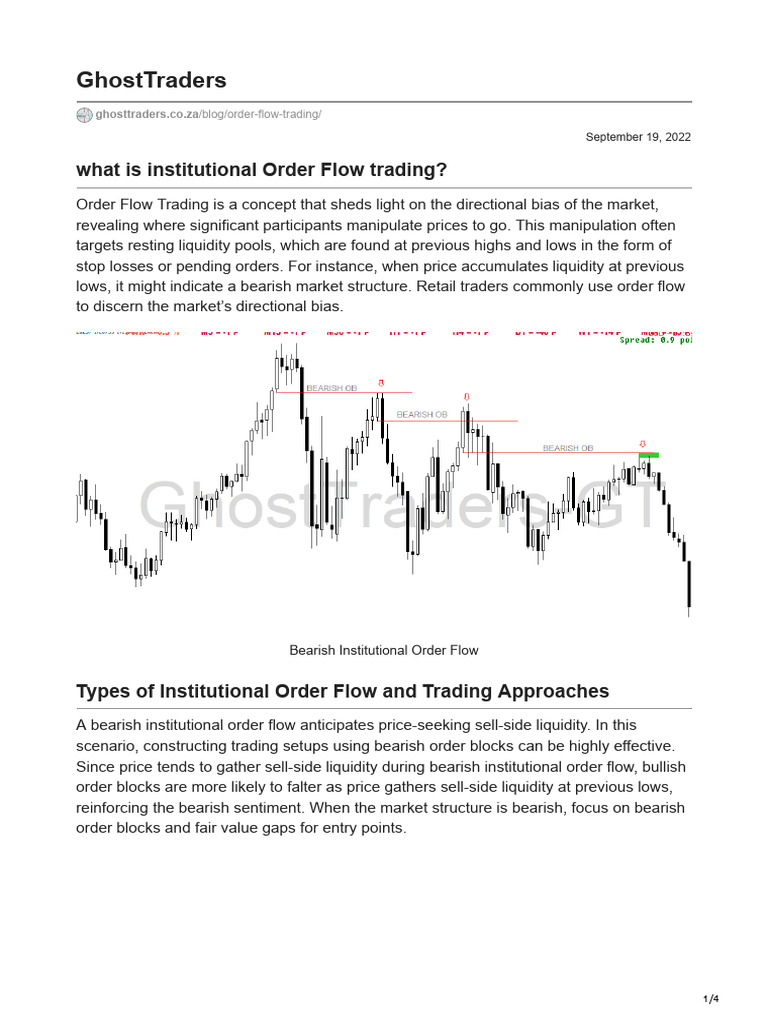 Institutional-Order-Flow-Trading | PDF