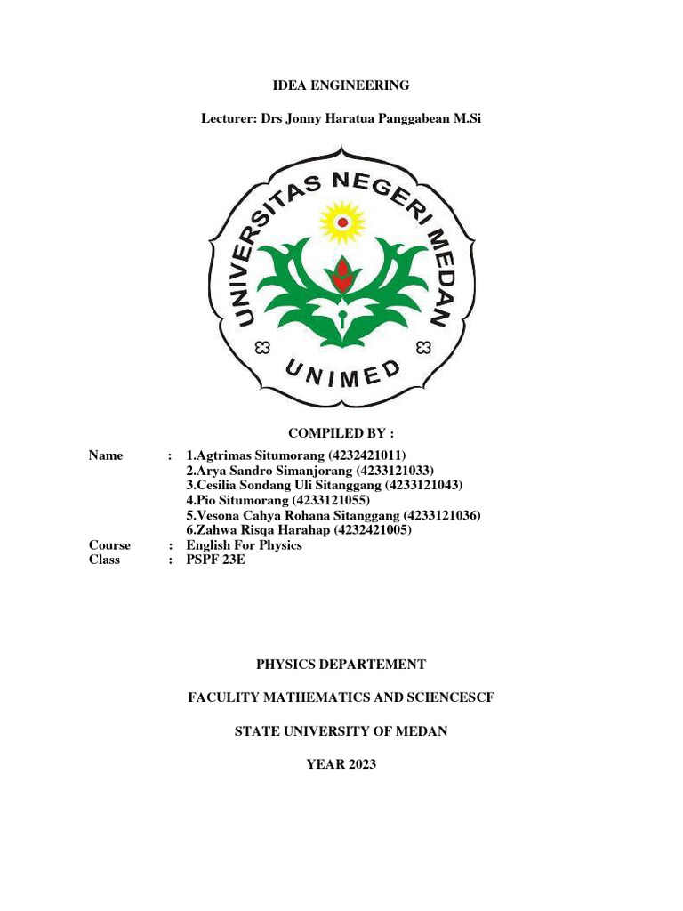 Idea Engineering - Efp - Kel 1 | PDF | Learning | Teaching Method
