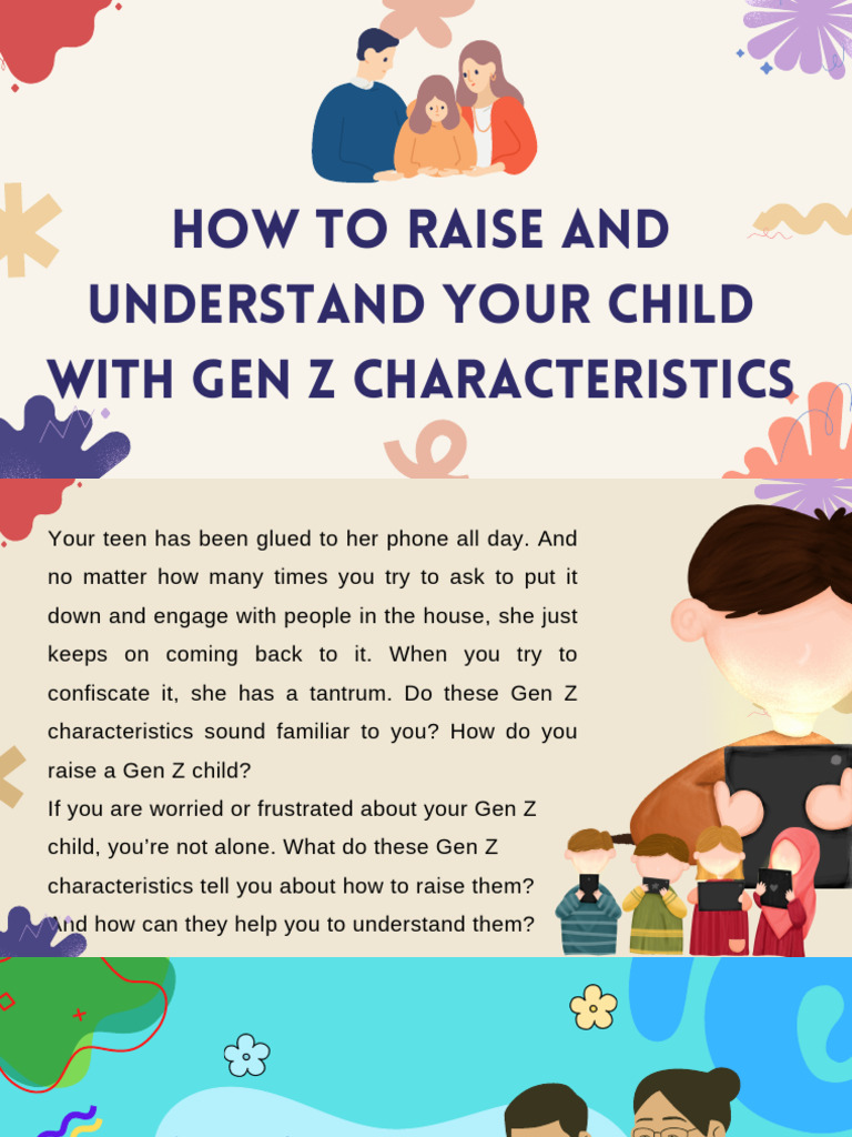 How To Raise and Understand Your Child With Gen Z Characteristics ...