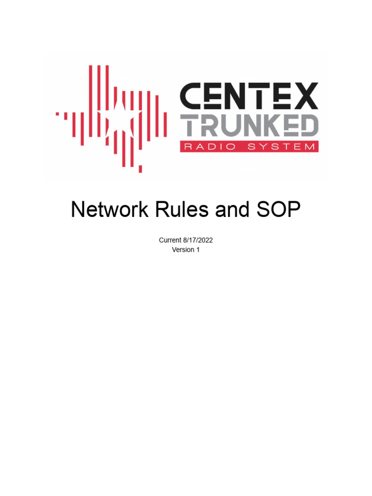 Network_Rules_and_SOP | PDF | Wireless | Radio