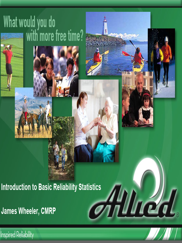 Introduction To Basic Reliability Statistics | PDF | Reliability Engineering | Mean