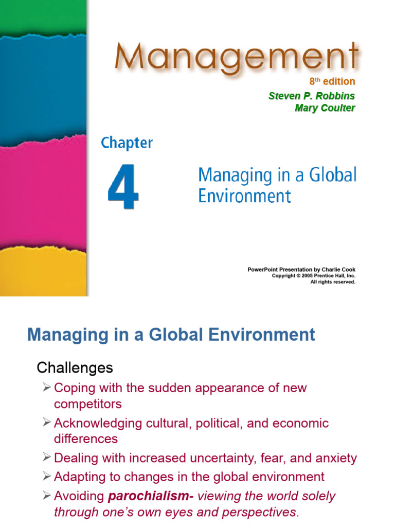 Management CH04 Revised | PDF | Economies | Monetary Policy