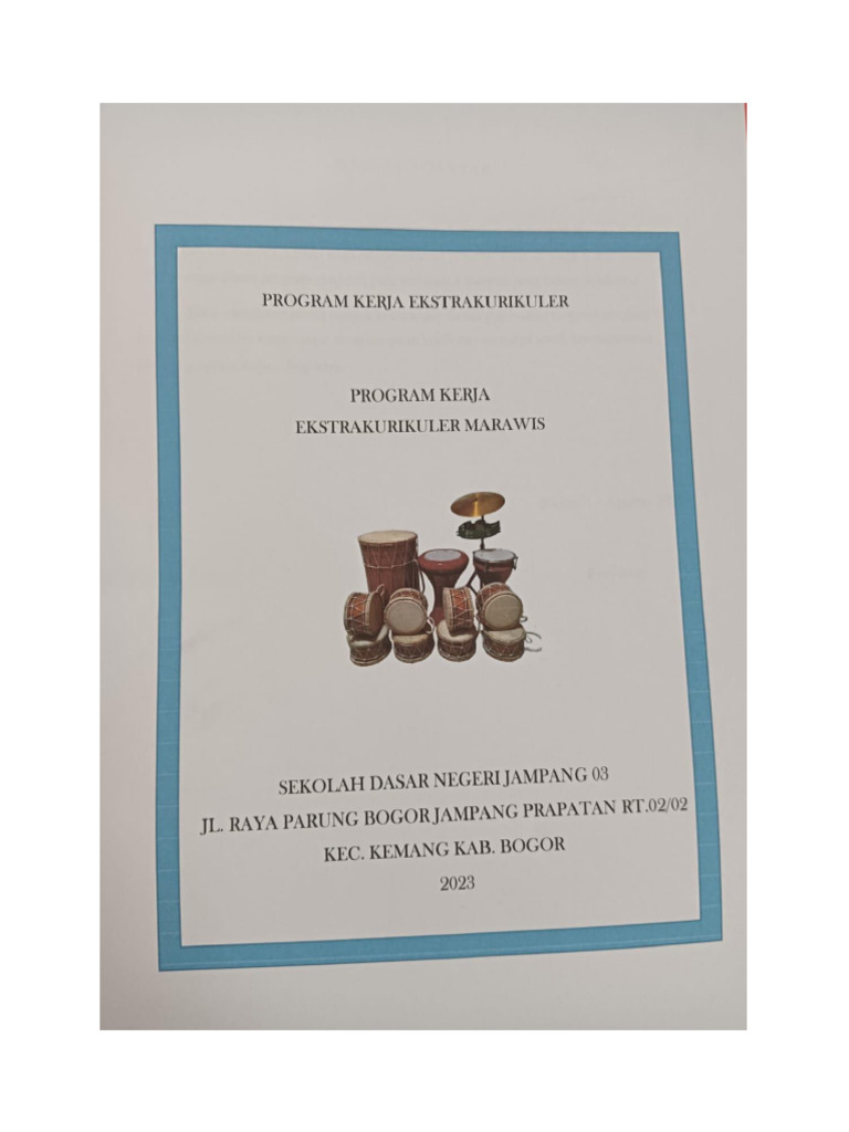 Laporan Eskul Marawis | PDF