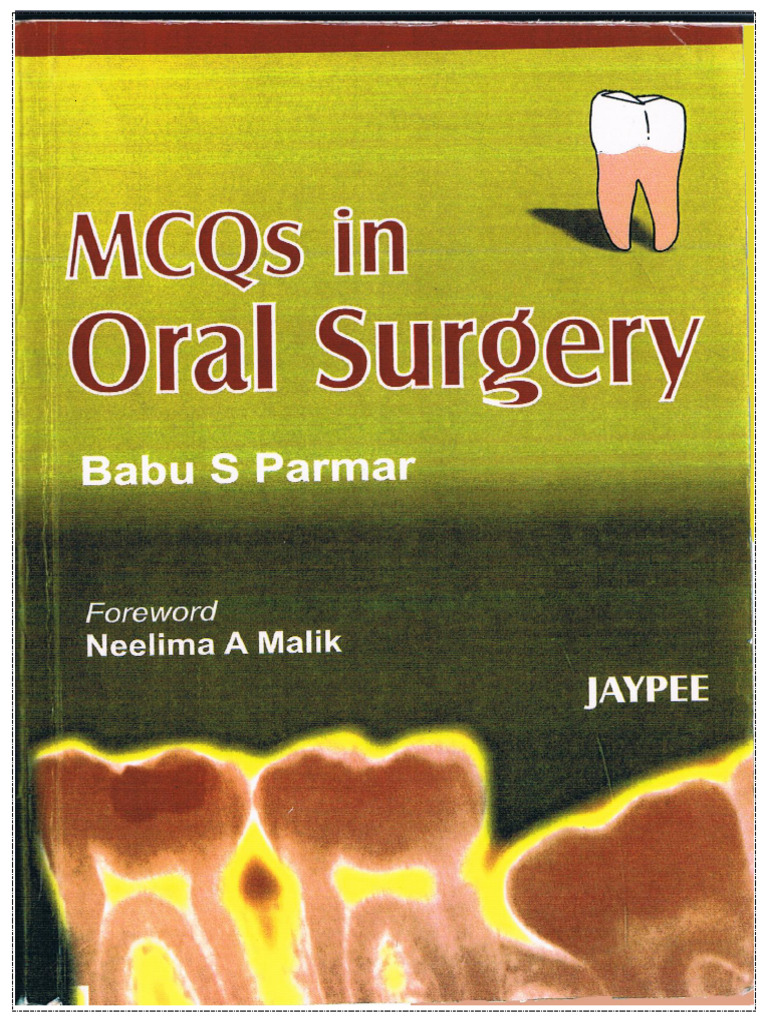 MCQs in Oral Surgery by Babu SParmar | PDF | Common Carotid Artery | Tongue