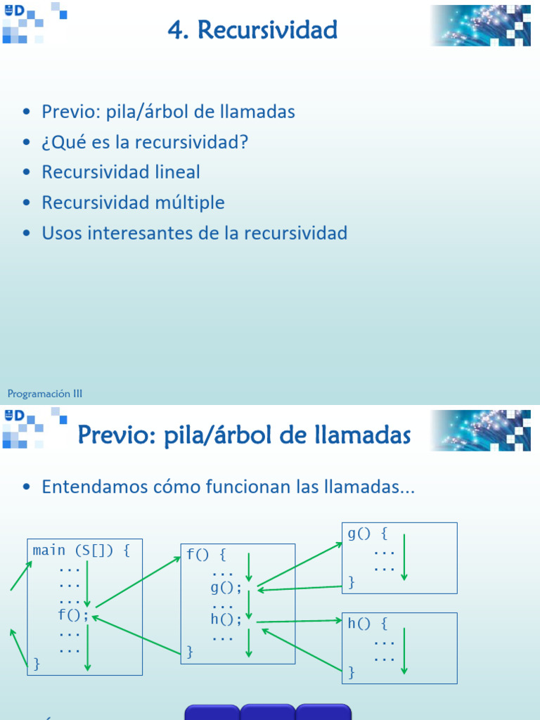 Introducción a la Recursividad en Programación | PDF | Flujo de control ...