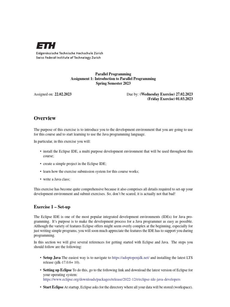 Assignment 1 | Download Free PDF | Integrated Development Environment | Eclipse (Software)
