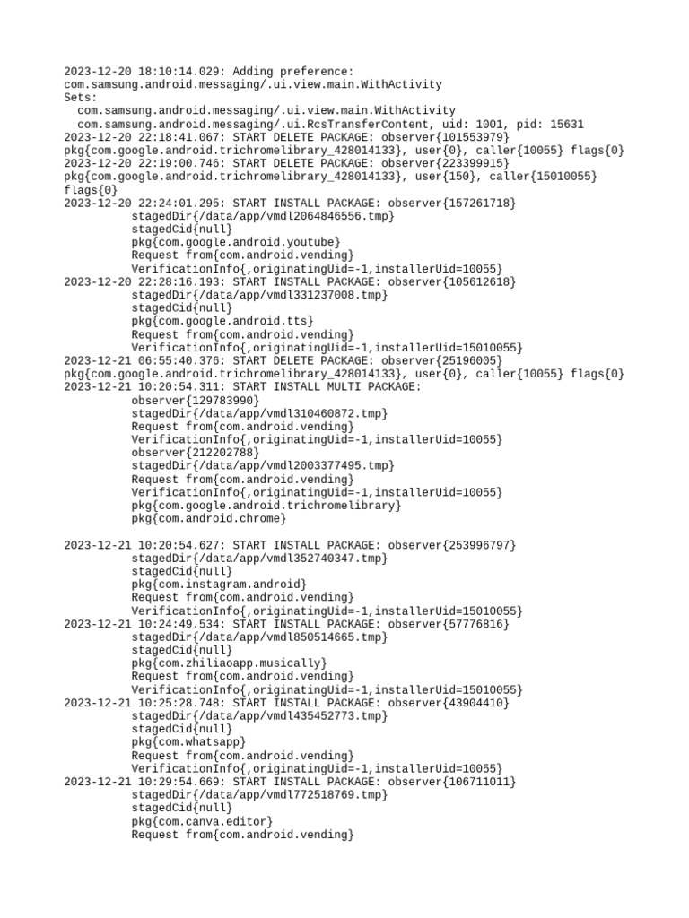 PM Debug Info | PDF | Mobile Software | Software