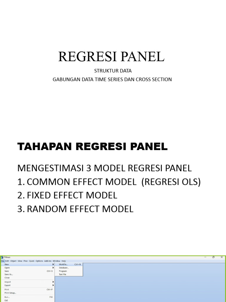 Regresi Panel | Download Free PDF | Coefficient Of Determination ...