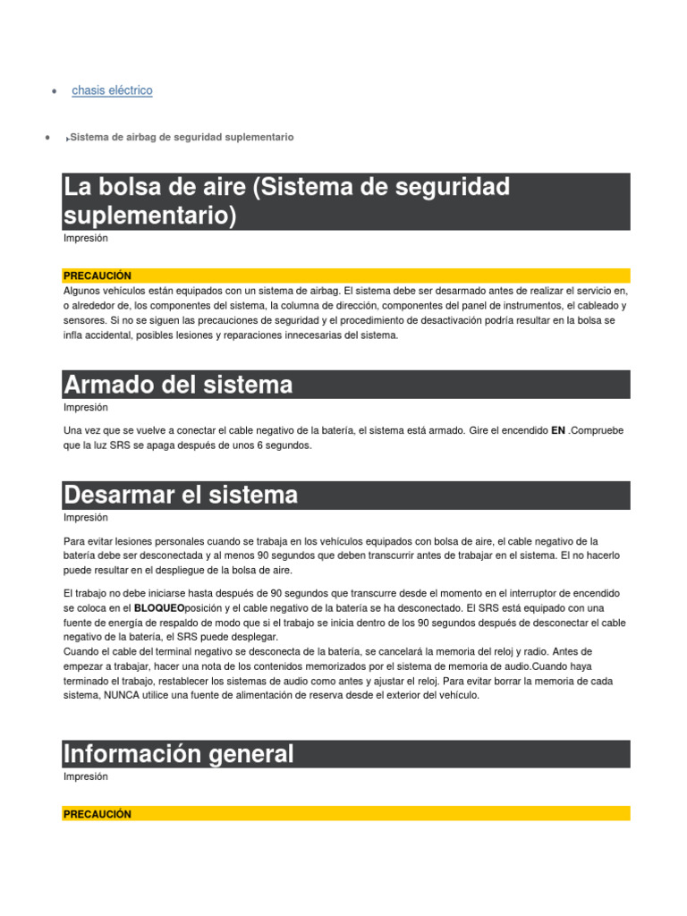 Chasis Eléctrico KFJ | PDF | Airbag | Vehículos