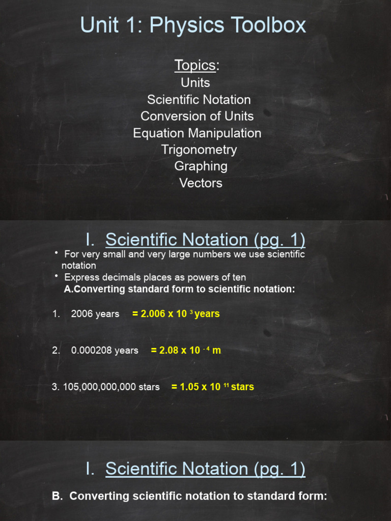 Physics Toolbox: Units & Equations | PDF | Trigonometry | Euclidean Vector