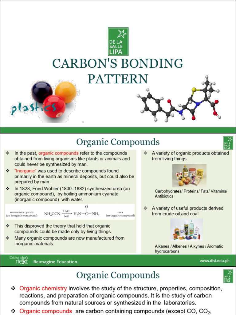 Bonding-Pattern | PDF | Organic Compounds | Chemical Bond