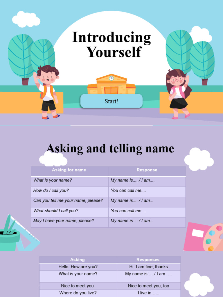 Introducing Yourself | PDF