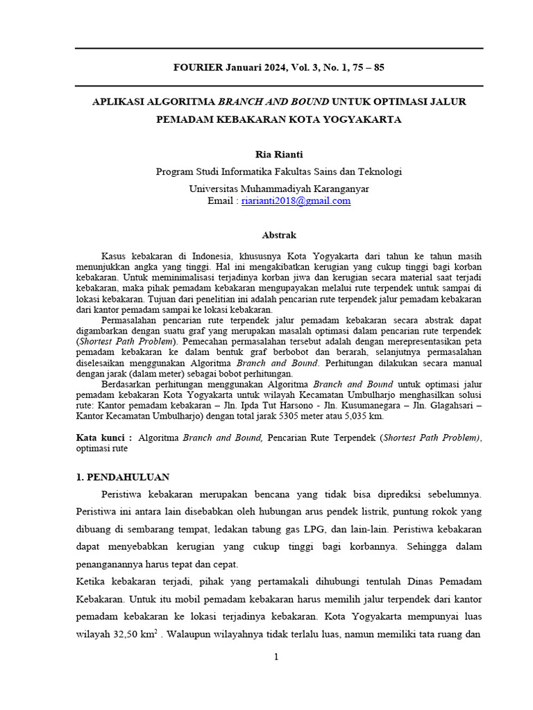 Ria Matematika Diskret Teori Graf Jurnal | PDF Ria Matematika Diskret Teori Graf Jurnal | PDF