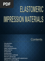 Elastomeric Impression Materials Guide | PDF | Elastomer | Materials