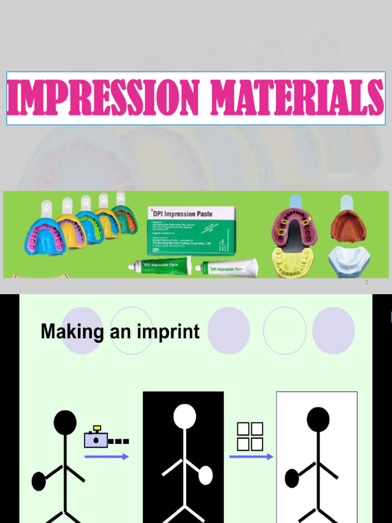 rigid impression materials final | PDF | Zinc Oxide | Materials
