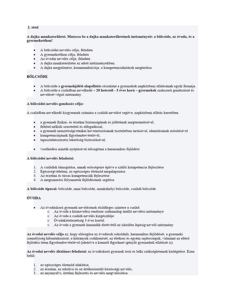 Dajka Összes Tétel | PDF