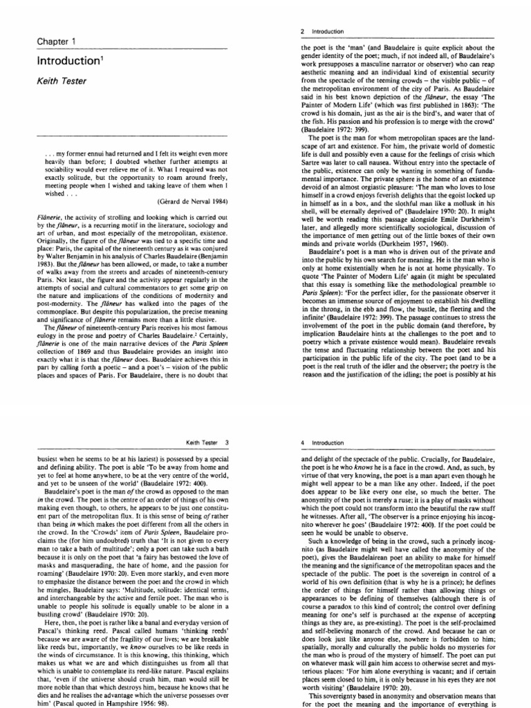 Flanerie and the Urban Poet | PDF