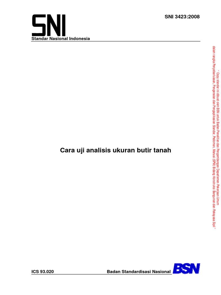 Analisis Ukuran Butir Tanah | PDF