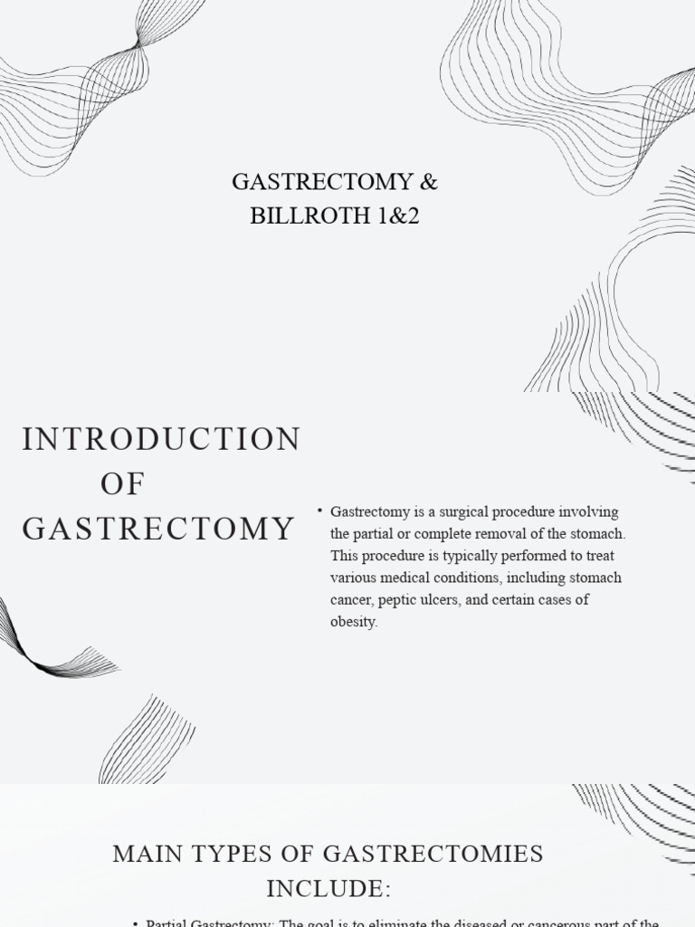 Gastrectomy | PDF | Stomach | Bariatric Surgery