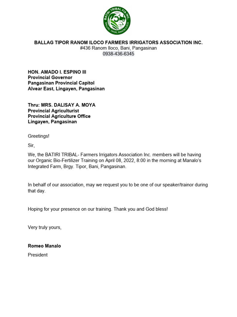 Invitation letter | PDF